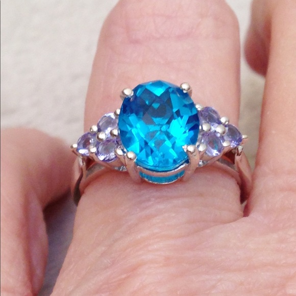Jewelry | Caribbean Quartz Tanzanite Ring | Poshmark